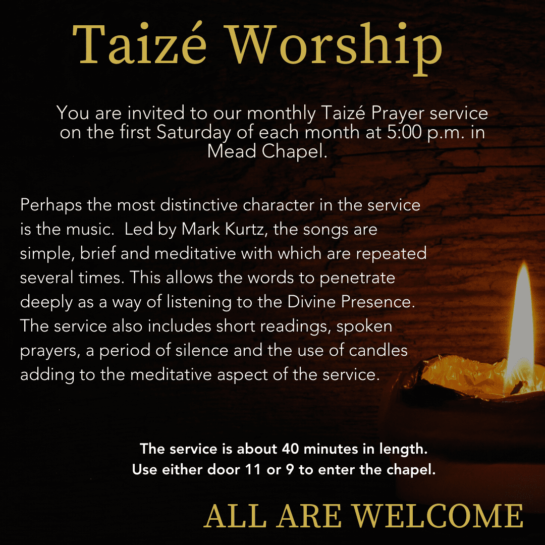 Taize Services | First United Methodist Church of Omaha