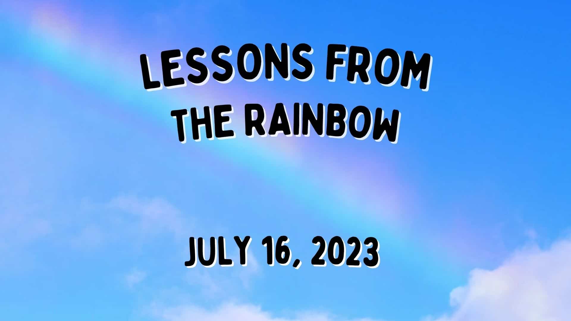 Lessons from the Rainbow | First United Methodist Church of Omaha