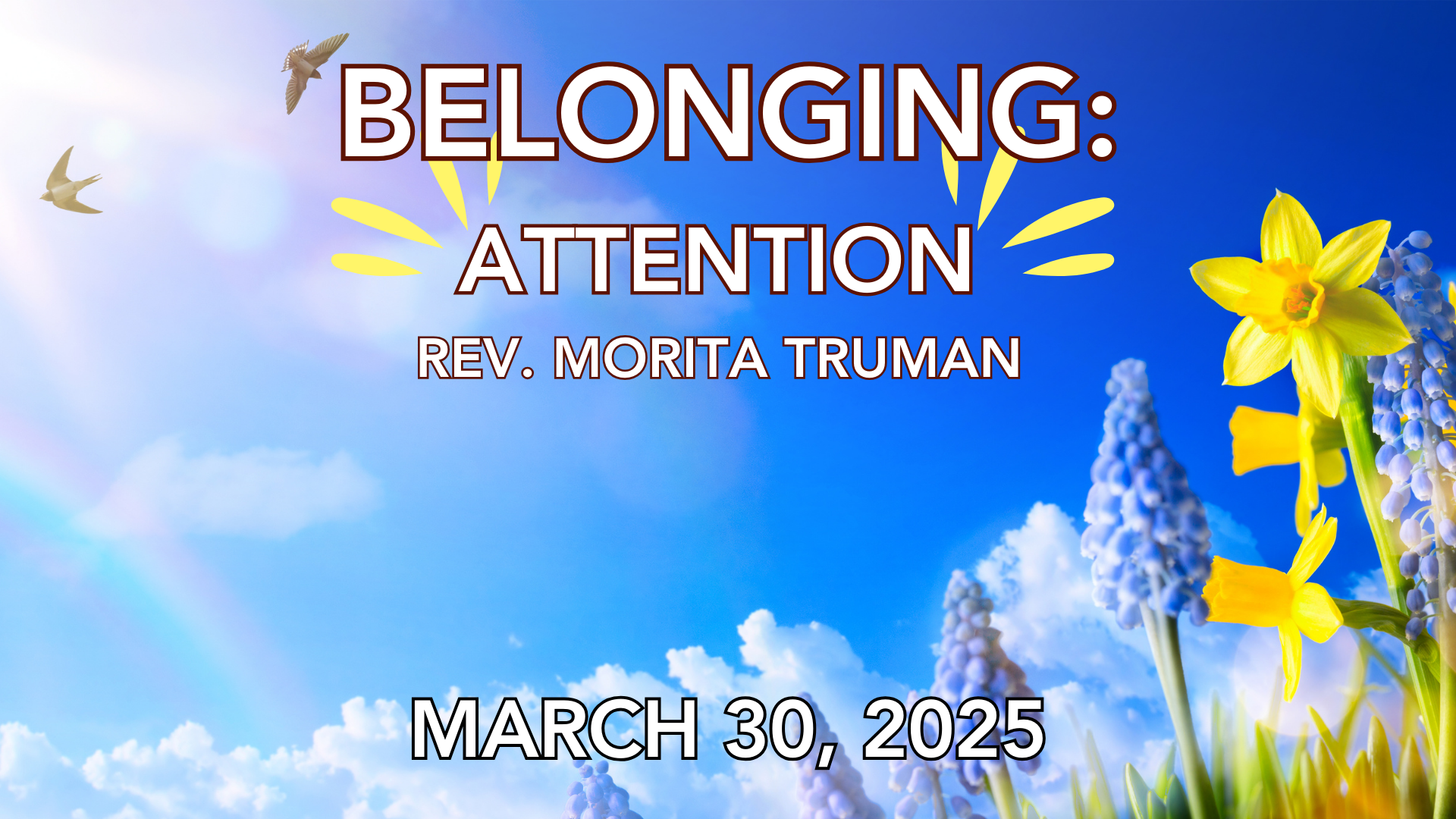 BELONGING: Attention | First United Methodist Church of Omaha